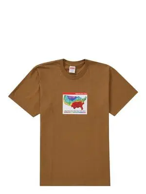 Supreme Weather Tee Shirt - Brown
