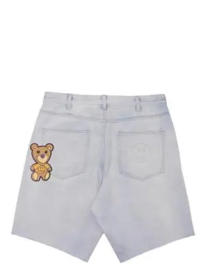 Drew House Theo Patch Denim Shorts - Vintage Bleach Wash