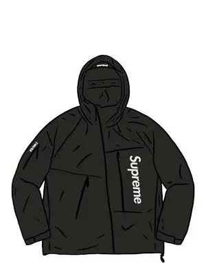 Supreme Gore-tex Paclite Shell Jacket - Black
