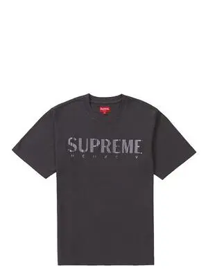 Supreme Gradient Logo Tee Shirt - Dusty Black