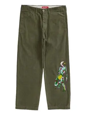 Supreme Gonz Corduroy Chino Pant - Dusty Green