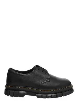 Dr. Martens Rikard Lunar Leather Platform Shoes - Black/black Lunar