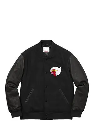 Supreme Gonz Ramm Varsity Jacket - Black