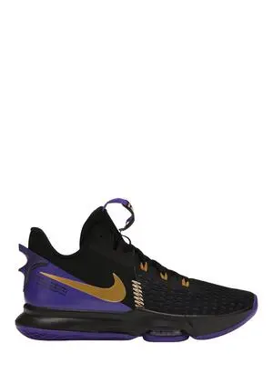 Nike Lebron Witness 5 Lakers - Black/metallic Gold/fierce Purple
