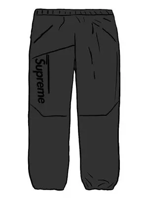 Supreme Goretex Paclite Pant - Black