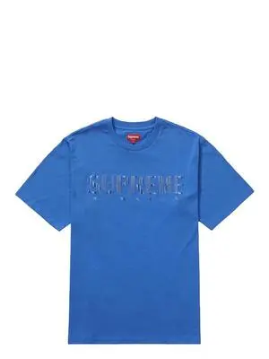 Supreme Gradient Logo Tee Shirt - Blue