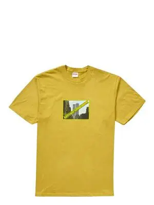 Supreme Greetings Tee Shirt - Acid Yellow