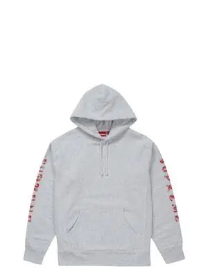 Supreme Gradient Sleeve Hooded Sweatshirt - Ash Grey