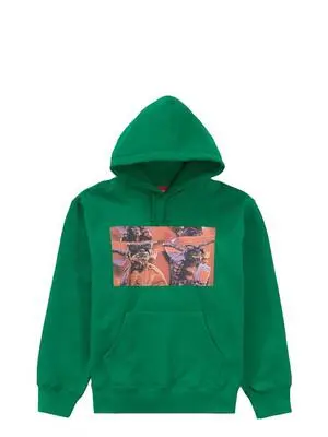 Supreme Gremlins Hooded Sweatshirt Green