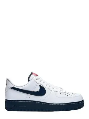 Nike Air Force 1 Low USA White/sport Redone-colormetallic Goldone-colorobsidian
