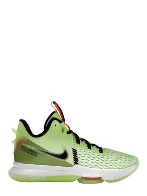 Nike Lebron Witness 5 Sneakers - Lime Glow/bright Mango/white