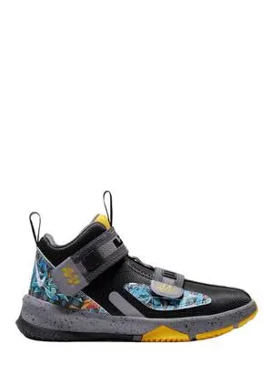 Nike Lebron Solder 13 Graffiti Sneakers - Black/university Gold/gunsmoke