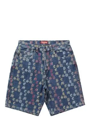 Supreme Gradient Jacquard Denim Short - Blue