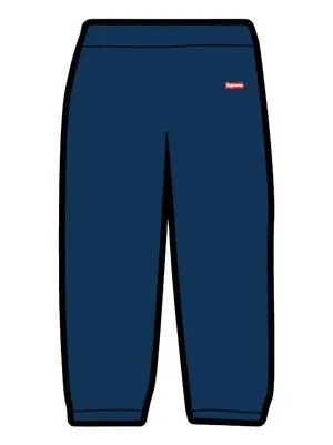 Supreme Windstopper Sweatpant - Washed Navy Blue