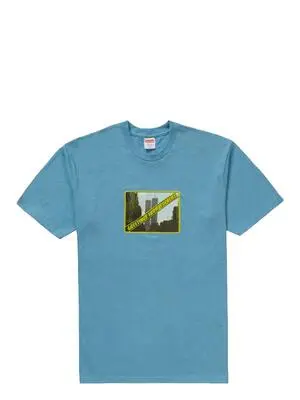 Supreme Greetings Tee Shirt - Light Slate