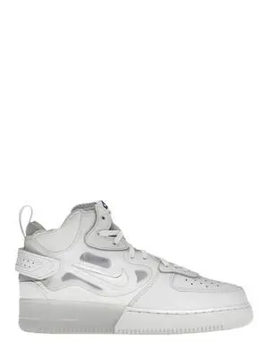 Nike Air Force 1 Mid React Sneakers - Summit White/grey Fog