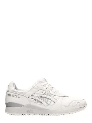 Asics Gellyte Iii Leather Sneakers - White/grey