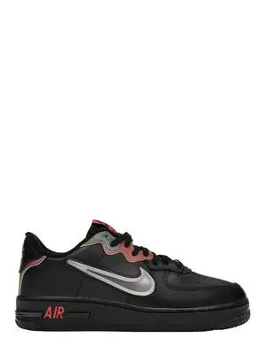 Nike Air Force 1 React Sneakers - Black/glow/habanero Red