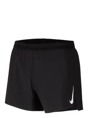 Nike Aeroswift 4" Brief-lined Racing Shorts - Black/white