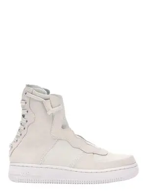 Nike Air Force 1 Rebel Xx High-top Sneakers - Off White/light Silver