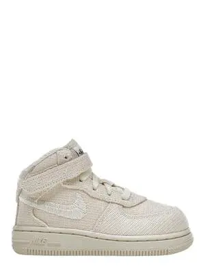 Nike Air Force 1 Mid Stussy Fossilin Sneakers - Hemp