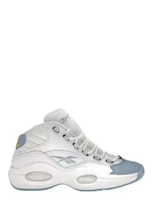 REEBOK Question Mid Denver Nuggets Sneakers - Cloud White/fluid Blue/toxic Yellow