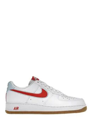 Nike Air Force 1 Low Lifestyle Shoe - White/chile Red/glacier Ice