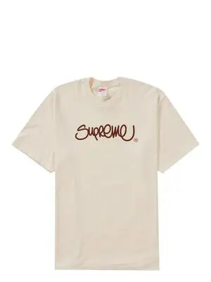 Supreme Handstyle Tee Shirt Natural