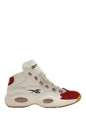 REEBOK Question Mid Vintage Toein Sneakers - White/red