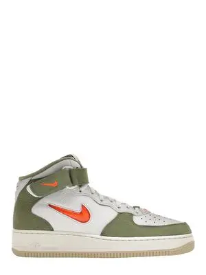 Nike Air Force 1 Mid-qs Jewel - White/oil Green/sail