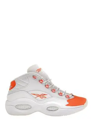 REEBOK Question Mid Sneakers - White/orange