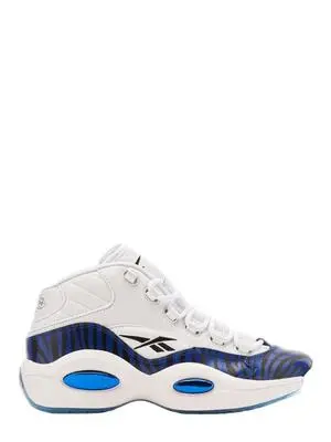 REEBOK Reebok Question Mid Panini Tiger Prizm Sneakers White/classic Cobalt/black
