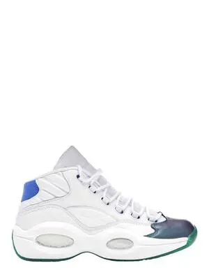 REEBOK Reebok Question Mid Curren$y Jet Life Sneakers Stem Green/vital Blue/white
