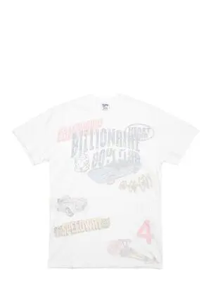 BILLIONAIRE BOYS CLUB Retro Speed Knit Tee Shirt - White