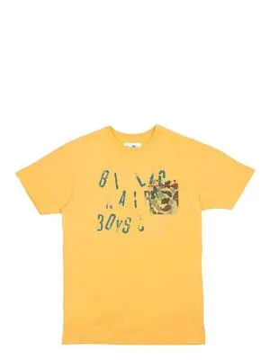 BILLIONAIRE BOYS CLUB Camo Pocket Tee Shirt - Yellow