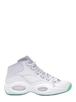 REEBOK Question Mid Sneakers - White/mint Glow