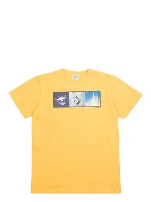 BILLIONAIRE BOYS CLUB Triptcyh Knit Tee Shirt - Yellow/beeswax
