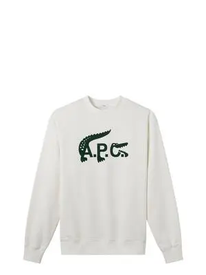 A.p.c. X Lacoste Sweatshirt - Ecru