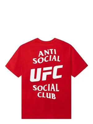 ANTI SOCIAL SOCIAL CLUB X Ufc Selftitled Tee Shirt - Red