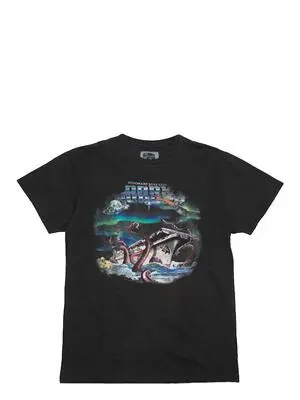 BILLIONAIRE BOYS CLUB Dark Aurora Knit Tee Shirt - Black