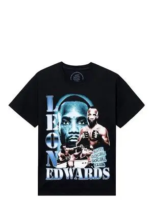 ANTI SOCIAL SOCIAL CLUB X Ufc Leon Edwards Tee Shirt - Black