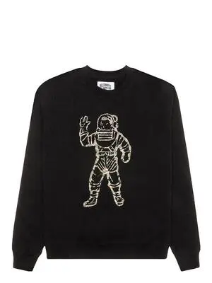 BILLIONAIRE BOYS CLUB Camo Astronaut Crewneck Sweater - Black