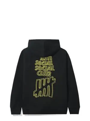 ANTI SOCIAL SOCIAL CLUB X Undefeated Hoodie - Black