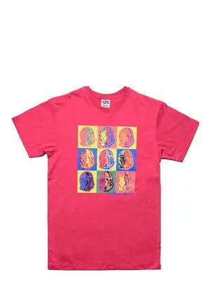BILLIONAIRE BOYS CLUB Pops Tee Shirt - Pink/carmine