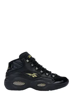 REEBOK Question Mid Sneakers - Black/gold