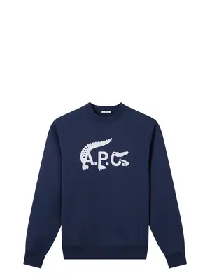 A.p.c. X Lacoste Sweatshirt - Navy Blue