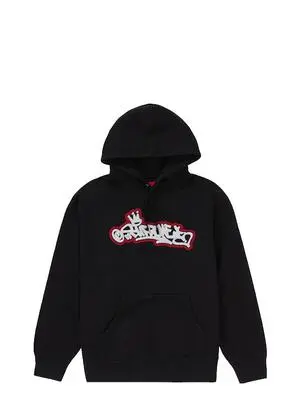 Supreme Handstyle Hooded Sweatshirt - Black