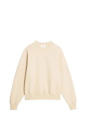 Ami Logo Sweatshirt - Beige