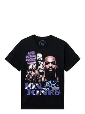 ANTI SOCIAL SOCIAL CLUB X Ufc Jon Jones Tee Shirt - Black