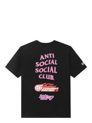 ANTI SOCIAL SOCIAL CLUB X Good Smile Racing Logo T-shirt - Black